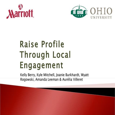 Marriott International, Inc. France PR Strategy | PPT | Hospitality ...