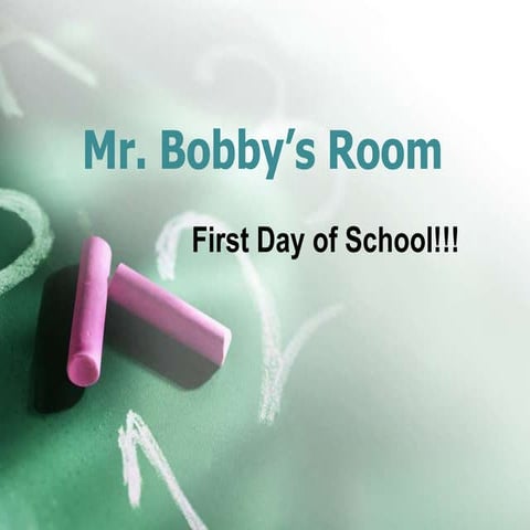 First day of school power point | PPTX