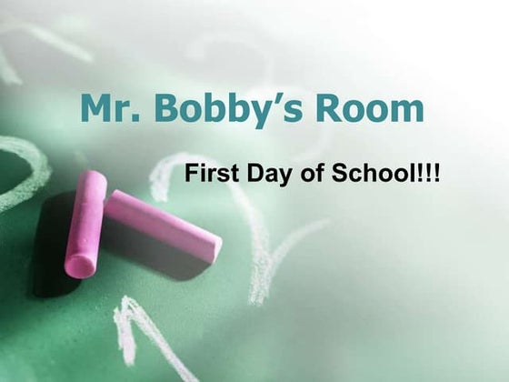 First day powerpoint | PPTX