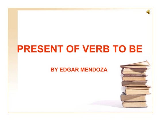 Presentación verbo to be | PPT