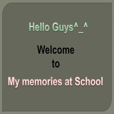 MY slide show ^_^ | PPT