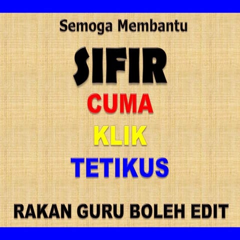 Power Point Sifir 1 Hingga 9 | PPT