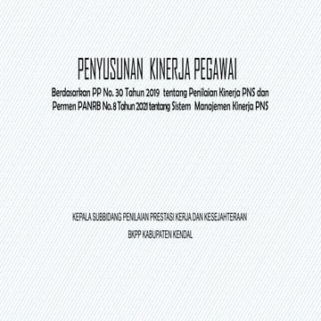 POWER POINT Sietem Kinerja pegawai BKPP Kendal.pptx