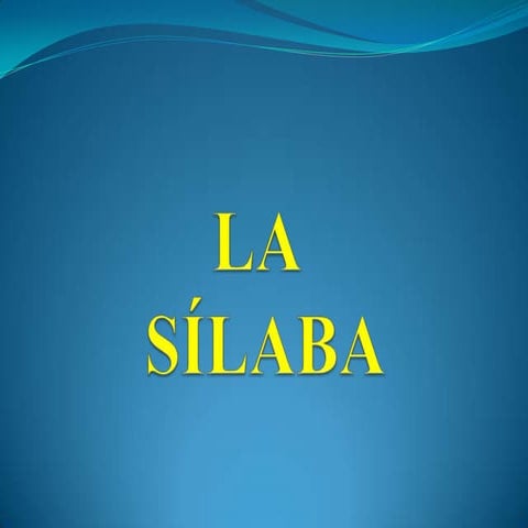 Power point sílabas | PPTX