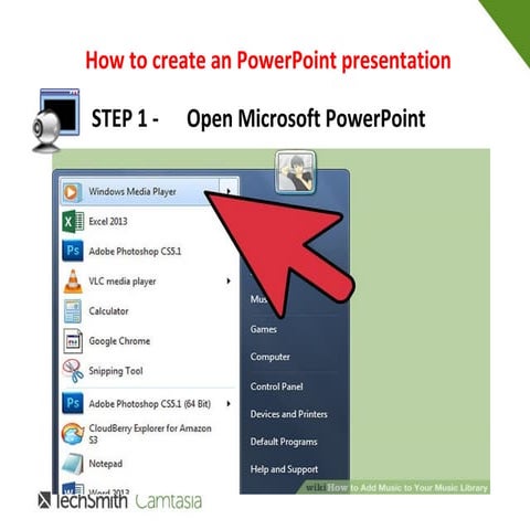 How to create an PowerPoint presentation | PPT