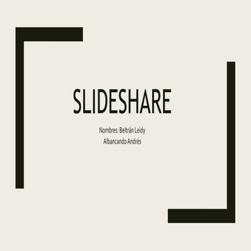 Qué es Slideshare | PDF