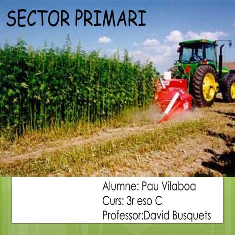 Power point socials tema 2 sector primari | PPTX