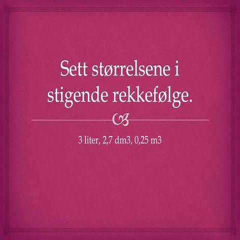 Volum og obverflate av en sylinder | PPTX