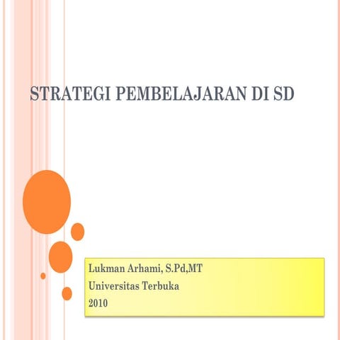 PPT MATERI DAN PEMBELAJARAN BAHASA INDONESIA SD | PPTX