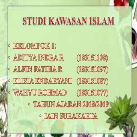 POWER POINT STUDI ISLAM | PPTX
