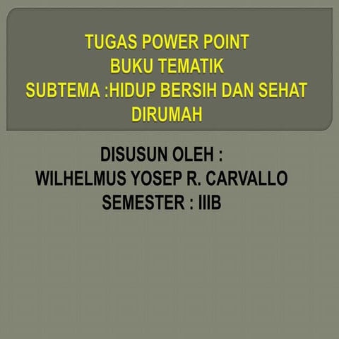 Power point tematik ( yos ) | PPTX
