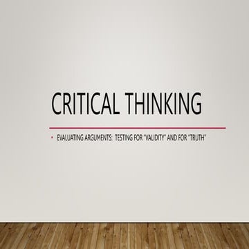 PowerPoint Textbook. Validity and Truth-2-1-1.pptx | Educational ...