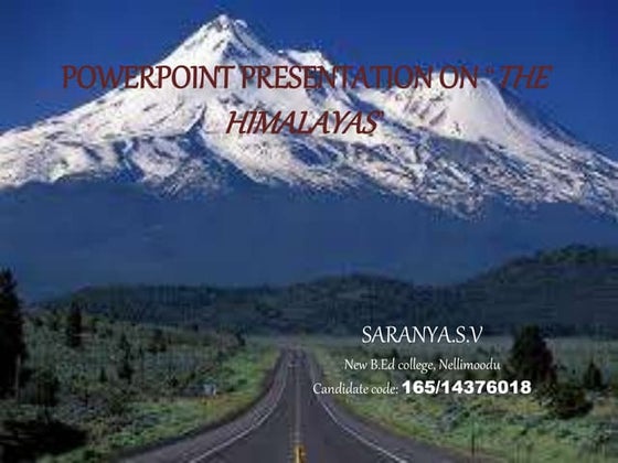 The Himalaya | PPT