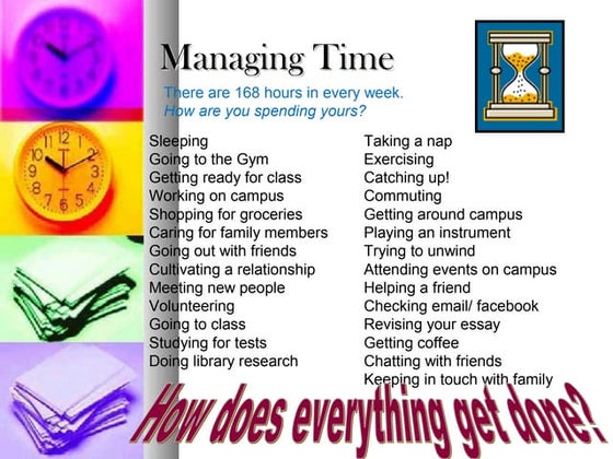 Time management for students | PPTX | College Planning | College Education
