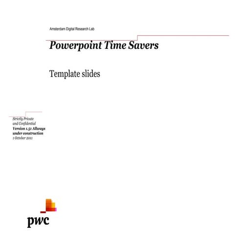 Consulting PowerPoint time savers - Strategic consulting toolkit | PPTX