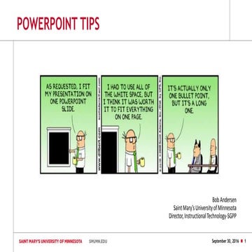 Powerpoint tips | PPT