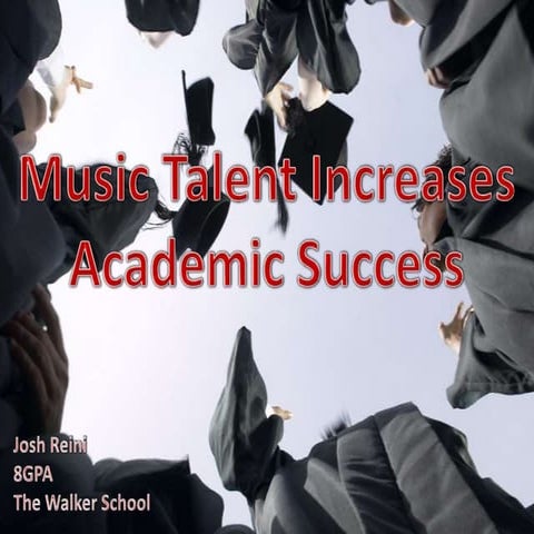 Music increases Academic Success Powerpoint | PPTX | Children\'s Music ...