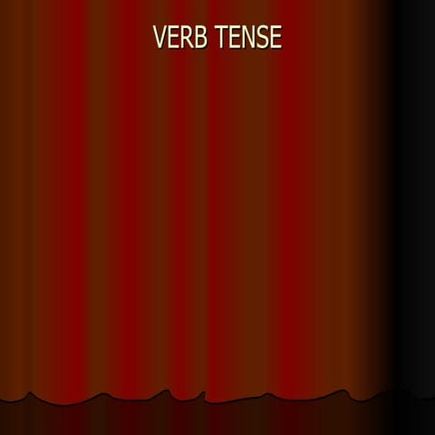 Power Point Verb Tense | PPT