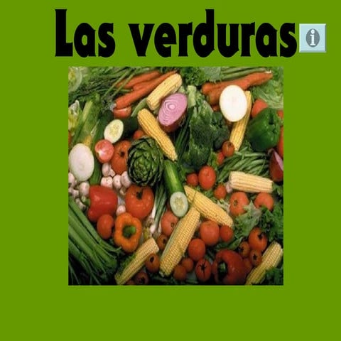 Powerpoint verduras 5 años | PPT