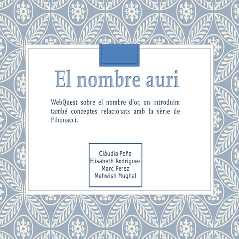 El nombre auri | PPTX