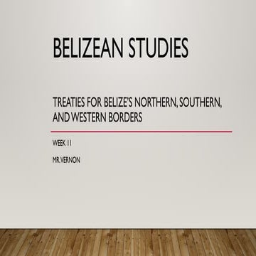 PowerPoint week 8 Belizean Studies (National Identity of Belizean) | PPTX