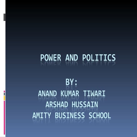 Power & Politics | PPT