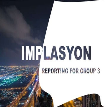 IMPLASYON (Ano ang Impasyon) Ika-apat na Aralin sa ArPan9 | PPTX