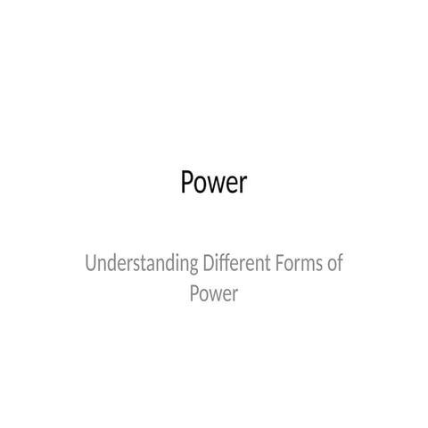 Power_Presentation of what it is and how it got made | PPTX
