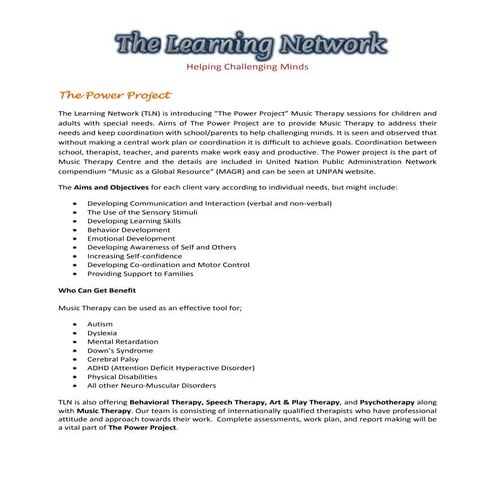 The Power Project | PDF