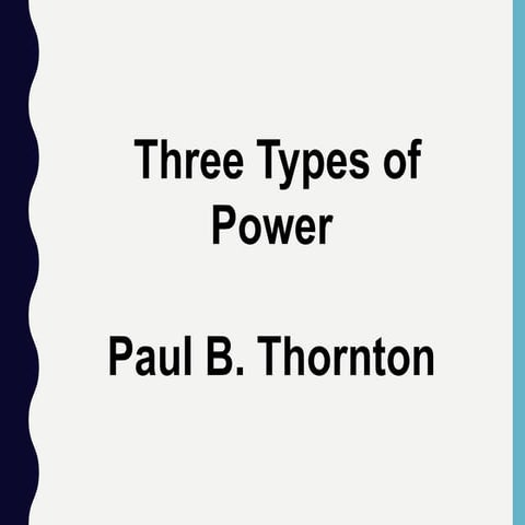 Three types of Power | PPTX