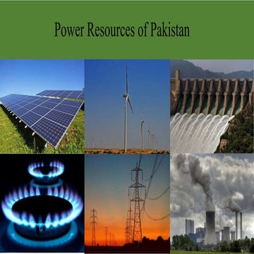 Power resources of pakistan | PPTX