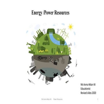 Power resources revised 2020 | PPTX