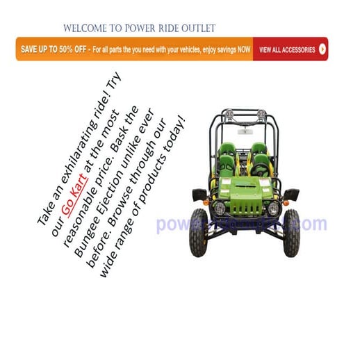 Powerrideoutlet provides new sports vehicle | PPT