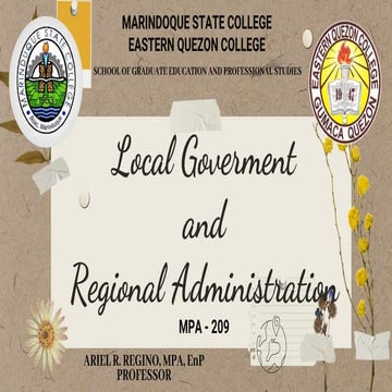 Powers and functions of local governments | PPTX