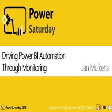 Monitoring your Power BI Tenant | PPTX