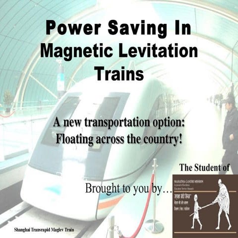 Power saving maglev | PPT