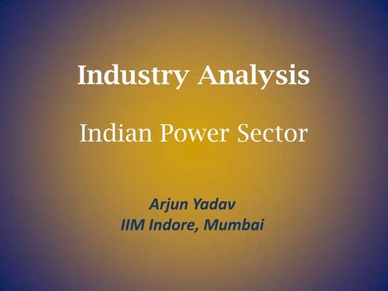 Power Sector Growth in India | PPT