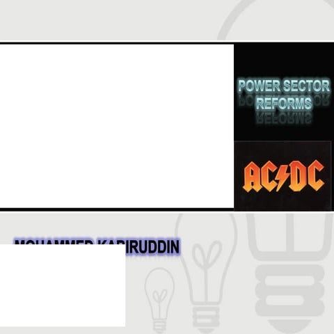 Power Sector Reform in India | PPT