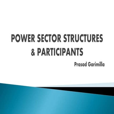 Power sector structures ii - copy | PPTX