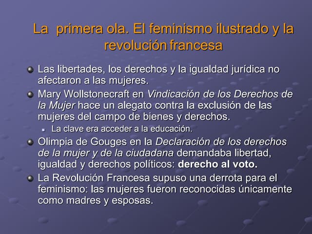 Presentacion De Todas Las Olas Del Feminismo Ppt