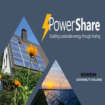 PowerShare - enabling sustainable energy through sharing | PPTX