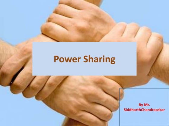 Grade 10 (CBSE)Power Sharing intext picture based solution | PDF
