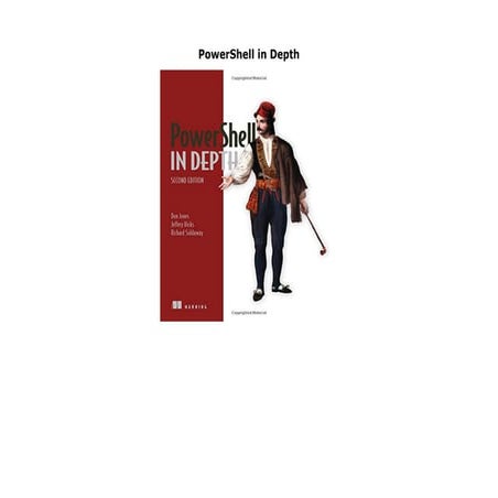 PowerShell in Depth | PPT