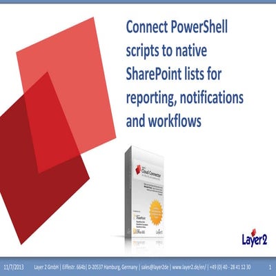 Improve Powershell Reporting Using Sharepoint Lists For Results Ppt 