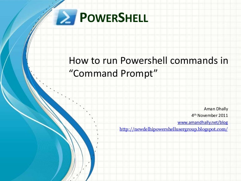 How To Run Powershell Commands In Command Prompt 8943