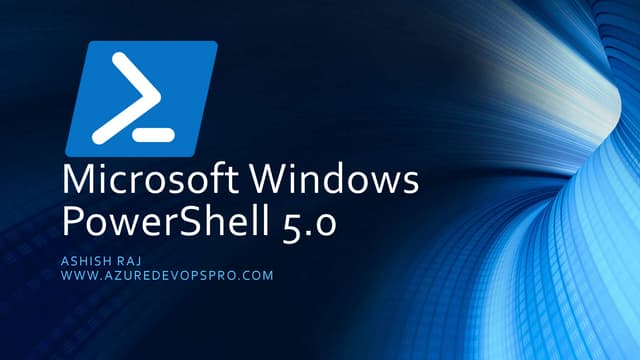 18 Net Objects In Powershell Ppt