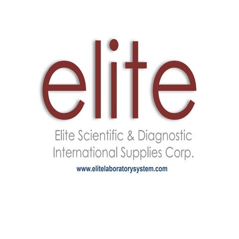 Elite Scientific & Diagnostic Intl. Supplies Corp The leading ...