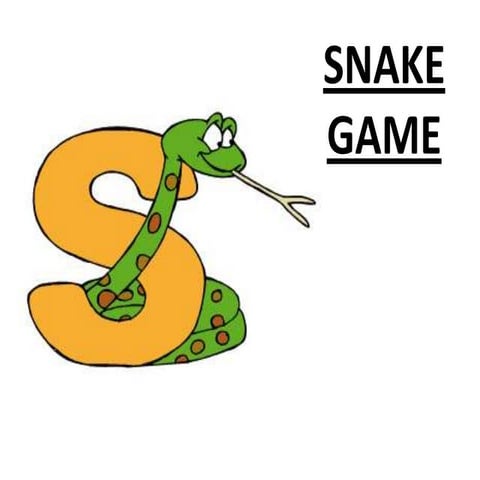 SNAKE GAME | PPTX | American Football | Sports