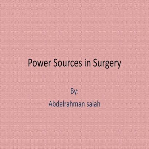 Power sources | PPTX