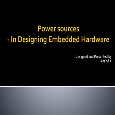 Power sources complete | PPT